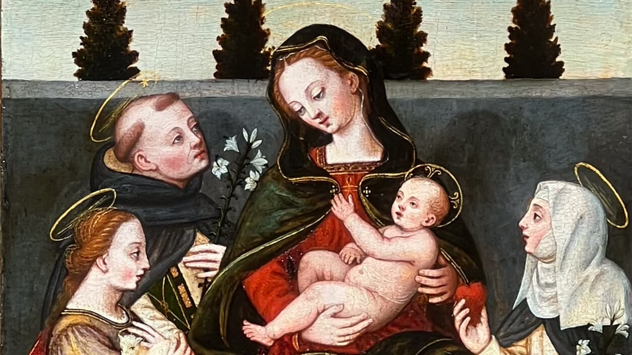 Suor Plautilla Nelli's ‘Madonna and Child with Saint Catherine, Sant ...